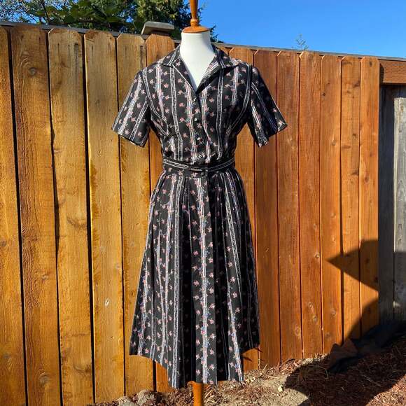 Pine & Co. | Dresses | Vintage Pine Co Pinstripe Floral Boho Outfit ...